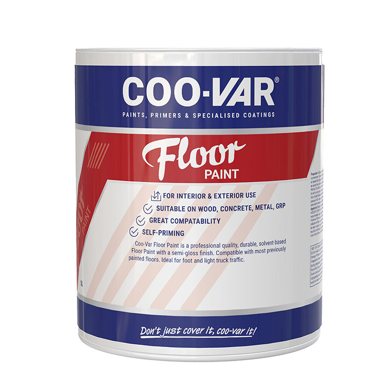 Coo-Var Floor Paint - Ready Mixed Colours — Abington Decorating Supplies