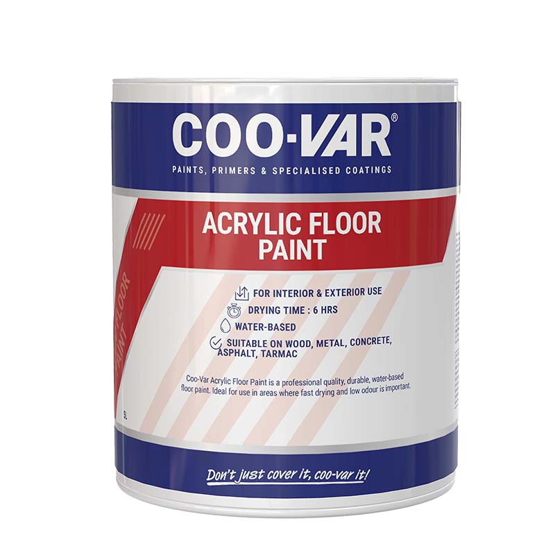 Coo-Car Acrylic Floor Paint 5ltr Special Colours — Abington Decorating ...